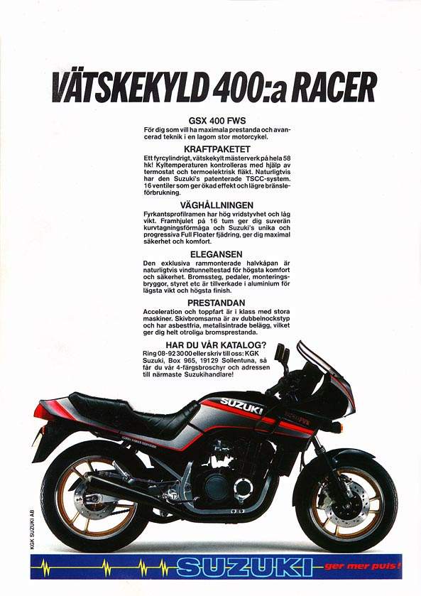 1983 Suzuki GSX400FW